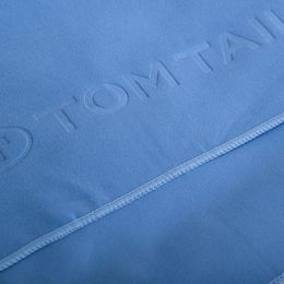 Tom Tailor HOME Sporthandtuch &raquo;Fitnesstuch COLOR BATH&laquo; Logo Pr&auml;gung, Mikrofaser, weich, schnell trocknend blau Microfaser, Mikrofaser