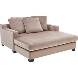 ATLANTIC HOME COLLECTION XXL-Sessel &raquo;Nobel&laquo; Megasessel, Loveseat, inkl. 5 R&uuml;ckenkissen, frei im Raum stellbar beige