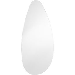 Salesfever Wandspiegel &raquo;Design-Spiegel f&uuml;r stilvolle Akzente&laquo; Elegante Tropfenform: oval transparent MDF, Spiegelglas