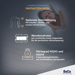 Beco Komfortschaummatratze &raquo;Medistar KS, Matratze Kaltschaum-Feeling 90x200 cm, 140x200 cm&laquo; 21 cm hoch Raumgewicht: 28 kg/m&sup3; 1 Stk. tlg. Gepr&uuml;ft mit 1,0* "