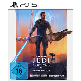 EA Games Spielesoftware &raquo;Star Wars: Jedi Survivor Deluxe Edition&laquo; PlayStation 5 orange Entdecken Sie neue Planeten und vertraute Grenzen in der Star Wars-