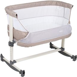 BABYGO Beistellbett &raquo;Vivaldi, beige&laquo; beige Aluminium, Kunststoff, Polyester