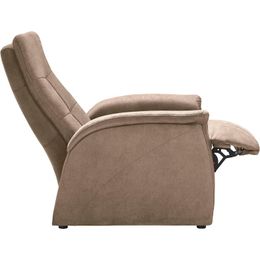 exxpo - sofa fashion Sessel &raquo;Tivoli, Hochlehnsessel, Relaxsessel, Kinosessel, bequem&laquo; Set, mit Relaxfunktion, schmale Armlehnen beige Softlux -