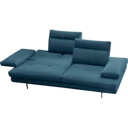 Calia italia 3,5-Sitzer &raquo;Toby Wing, italienisches Designsofa, super bequem, Megasofa&laquo; inkl. Sitztiefenverstellung und Armteilfunktion, F&uuml;&szlig;e in Schwarz