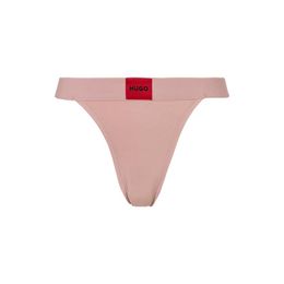 Hugo Underwear Damen HUGO Underwear String &raquo;RED LABEL&laquo; mit Logo auf dem elastischen Bund pink L