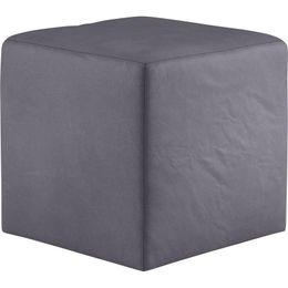 COTTA Hocker &raquo;Cuby&laquo; Sitzw&uuml;rfel, Cube, Sitzhocker grau 100% Polyester