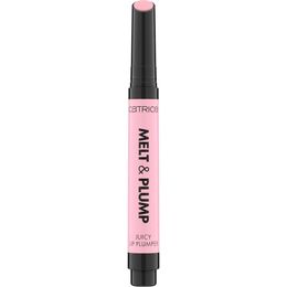 Catrice Lippenbalsam &raquo;Melt & Plump Juicy Lip Plumper&laquo; Sorgt f&uuml;r Glanz und Volumen, weiche Textur, k&uuml;hlend durch Menthol. Wir sagen Nein zu Tierversuchen. 