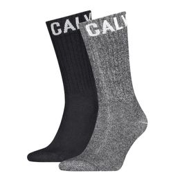 Calvin Klein Jeans Herren Socken &raquo;CKJ MEN SOCK 2P RIBBON LOGO&laquo; 2er Pack schwarz - (40/46)