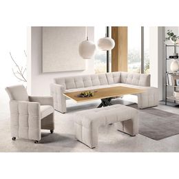 exxpo - sofa fashion Essbank &raquo;Barista, bequem und elegant, hohe Bodenfreiheit,&laquo; Eckbank Barista bequem und elegant, hochwertige Detailverarbeitung 
