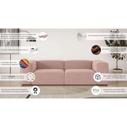 OTTO home Big-Sofa &raquo;HAILY Modularsofa, Ma&szlig;e B/T/H: 260/100/72 cm&laquo; als Modul oder separat verwendbar, f&uuml;r individuelle Zusammenstellung grau 100% 