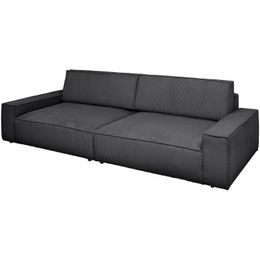 Home Affaire Big-Sofa &raquo;NEU: SHERWOOD XXL, Big-Sofa (316cm), extra tiefe Sitzfl&auml;che 95 cm&laquo; bequemer Sitzkomfort, Cord u. Leinenoptik, Kedernaht 100% 