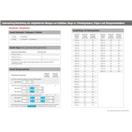 Garesa Gardinenstange &raquo;DIAMANT&laquo; &Oslash; 16 mm 1 l&auml;ufig-l&auml;ufig Wunschma&szlig;l&auml;nge Vorhanggarnitur, verl&auml;ngerbar, Kegel, edelstahl optik, mit Ringe silber Metall