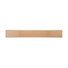 TV-Board &raquo;Mistral Fernsehschrank, Medienm&ouml;bel, H&auml;ngend,&laquo; zwei Schubladen und Klappt&uuml;r, Lowboard, B: 176 cm wei&szlig; MDF, Massivholz, Spanplatte