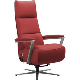 Sit & More sit&more TV-Sessel &raquo;Vario Comfort, inkl. Kopfteilverstellung & 360&deg; Drehfunktion&laquo; inkl. Herz-Waage-Funktion & 3 Motoren, H&ouml;he der Armlehnen 62cm rot