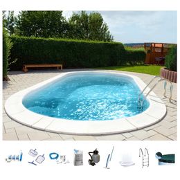 my POOL BWT Ovalpool &raquo;PREMIUM mit sandfarbener Innenfolie&laquo; H&ouml;he 120 cm, in verschiedenen Gr&ouml;&szlig;en beige