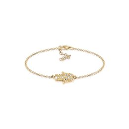 Elli Damen Armband &raquo;Hamsa Hand der Fatima 925 Silber, mit Kristallen von Swarovski &laquo; gold