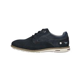 Mustang Shoes Schn&uuml;rschuh &raquo;Halbschuhe Lederimitat&laquo; Navy 45 45 Verschluss: Schn&uuml;rung