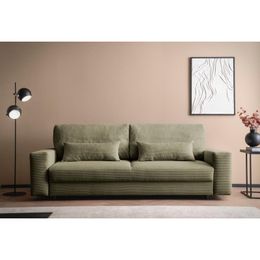 LeGer Home by Lena Gercke Schlafsofa &raquo;Imoga, Polster mit Schlaffunktion, 3-Sitzer Sofa, Couch mit Bettkasten&laquo; in modernen Farben und Stoffen, 