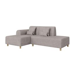 OTTO home Ecksofa &raquo;Suyala&laquo; L-Form mit Hocker grau 100% Polyester