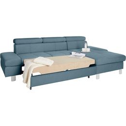 exxpo - sofa fashion Ecksofa &raquo;Fiji, hochwertige Detailverarbeitung, Breite 292cm, L-Form&laquo; bequem durch Kopf- und Armteilverstellung, wahlweise mit 