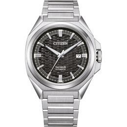 Citizen Herren Automatikuhr &raquo;Series 8&laquo; Armbanduhr, Herrenuhr, Mechanische Uhr, Saphirglas, Edelstahlarmband silber