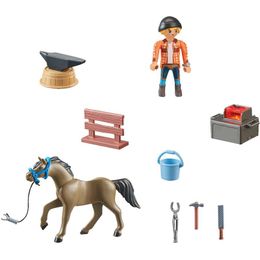 Playmobil Konstruktions-Spielset &raquo;Hufschmied Ben & Achilles (71357), Horses of Waterfall&laquo; bunt Konstruktions-Spielset
