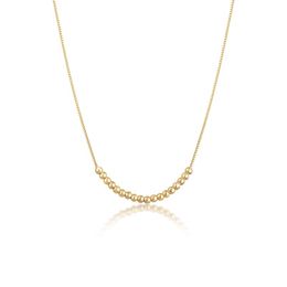 Elli Damen Kette mit Anh&auml;nger &raquo;Kugel Elemente 925 Sterling Silber&laquo; gold