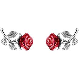 Thomas Sabo Damen Thomas Sabo Paar Ohrstecker &raquo;Roses Romance, Rose&laquo; bunt