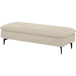 W.Schillig Ecksofa &raquo;valentinoo, Designsofa, bequem, elegant und zeitlos, L-Form&laquo; inklusive Hocker, mit Sitztiefenverstellung, Breite 299 cm grau 