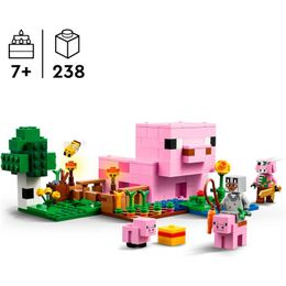 Lego Konstruktionsspielsteine &raquo;Das Babyschwein-Haus (21268), Lego Minecraft&laquo; Made in Europe bunt Konstruktionsspielsteine