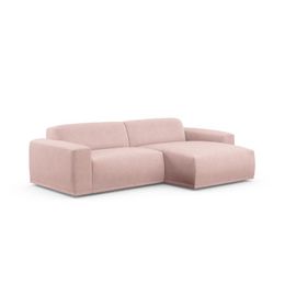 Trendmanufaktur Ecksofa &raquo;Braga, mit hochwertigem Kaltschaum, L-Form, in Cord erh&auml;ltlich&laquo; modernes Sofa, Couch mit hohem Sitzkomfort, 255/72/160 cm (B/