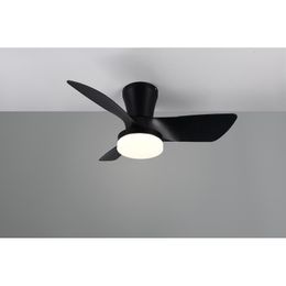 REALITY LEUCHTEN LED Deckenleuchte &raquo;RANDERS mit Ventilator, Deckenventilator mit Licht inkl Fernbedienung&laquo; LED-Board 1 Stk. warmwei&szlig; - kaltwei&szlig; 6 