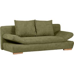 GUTMANN FACTORY Schlafsofa gr&uuml;n 100% Polyester