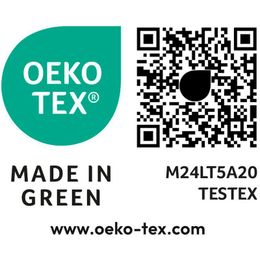 OTTO home Kissenbezug &raquo;Greta&laquo; Kissenh&uuml;lle mit Wendeoptik, OEKO-TEX und Made in Green zertifiziert blau Renforc&eacute;, Obermaterial: 100% Baumwolle