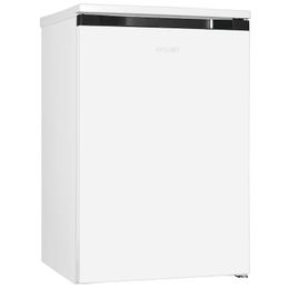 Exquisit K&uuml;hlschrank &raquo;KS16-4-051C&laquo; 84,5 cm hoch 54,9 cm breit in bester Energieefizienz C, 107 Liter Volumen silber