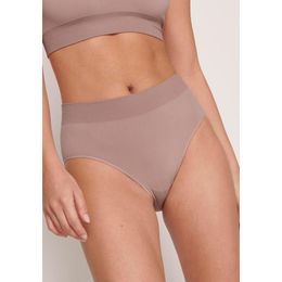 Sloggi Damen Sloggi High-Waist-Slip &raquo;EVER Infused Aloe&laquo; pflegend, leicht, weich, nahtlos, gerippter elastischer Bund rosa L
