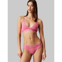 Calvin Klein Underwear Damen Triangel-BH &raquo;LIGHTLY LINED TRIANGLE&laquo; mit Logo-Unterbrustband rosa XS (34), N-Gr