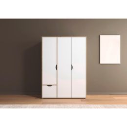 Rauch Dreht&uuml;renschrank &raquo;Kleiderschrank Schrank Garderobe W&auml;scheschrank NARAI mit Schubladen&laquo; in 3 verschiedenen Ausstattungen BASIC/CLASSIC/PREMIUM, 