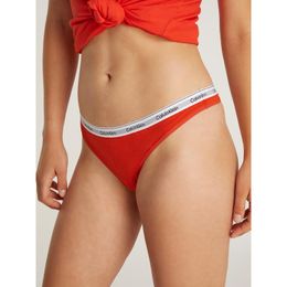 Calvin Klein Underwear Damen Tanga &raquo;THONG (LOW-RISE)&laquo; mit Logobund XL (42)