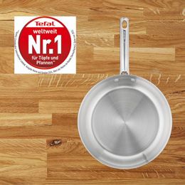 Tefal Pfannen-Set &raquo;Duetto On&laquo; Edelstahl Set, 2 Stk. tlg. 24/28 cm, unversiegelt, Induktion, genieteter Griff, backofengeeignet