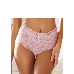 Nuance Damen Taillenslip aus feiner, floraler Spitze, sexy Dessous rosa 32/34