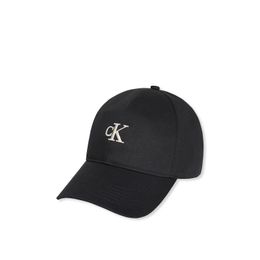 Calvin Klein Damen Baseball Cap &raquo;MONOGRAM EMBROIDERY BASEBALL CAP&laquo; Mit festem Schirm schwarz