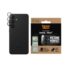 PanzerGlass Displayschutzglas &raquo;PicturePerfect Camera Lens Protection&laquo; f&uuml;r Samsung Galaxy S25 Displayschutzfolie, Schutzfolie, Bildschirmschutz, kratz-