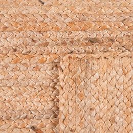 Paco Home Teppich &raquo;Skive 686&laquo; rechteckig 13 mm H&ouml;he Wendeteppich, handgeflochten, Naturfaser, Boho-Style, auch als L&auml;ufer beige Jute