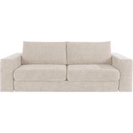 LOOKS by Wolfgang Joop 4-Sitzer &raquo;Looksvb&laquo; Verwandlungssofa: aus Sofa wird Sofa mit 2 Hockern, mit Regalfunktion beige