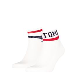 Tommy Hilfiger Herren Kurzsocken &raquo;TH UNI TJ QUARTER 2P SPORT&laquo; 2er Pack wei&szlig; 43-46