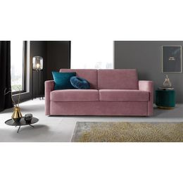 Home Affaire Schlafsofa &raquo;GOLDPOINT 182cm, Dauerschl&auml;fer, Liegefl&auml;che 140/200 cm,&laquo; 3-Sitzer mit Dauerschl&auml;fer-Funktion, Bonell-Federkernmatratze lila 