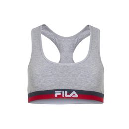 Fila Damen Bustier mit elastischem Unterbrustband mit Logoschriftzug grau XS, N-Gr