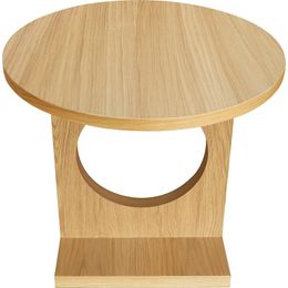 WOODMAN Beistelltisch &raquo;Bau&laquo; besonderes Design, Breite 45 cm, FSC -zertifiziert beige
