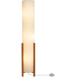 N&auml;ve n&auml;ve Stehlampe &raquo;Matida&laquo; E27 1 Stk. 1xE27 exkl., Holzgestell, Textilschirm natur, H: ca. 32cm, D: ca. 22cm beige